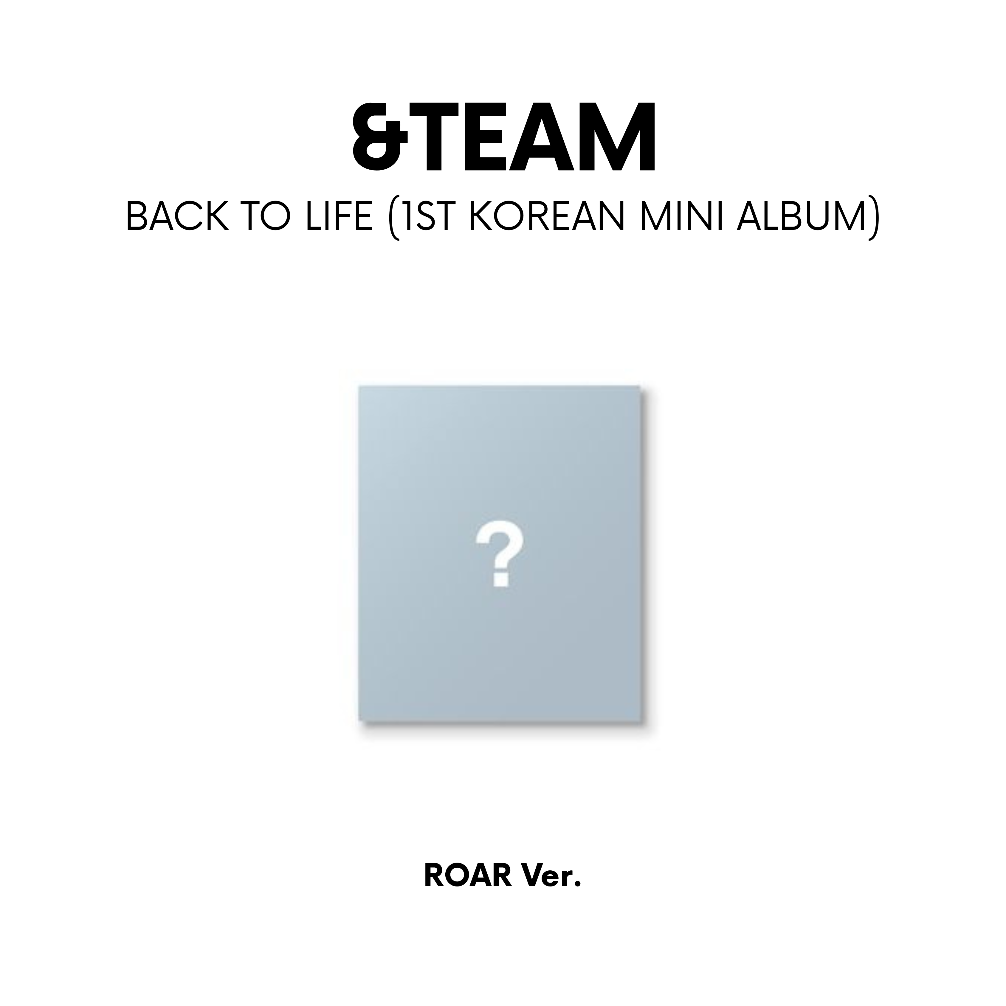 &TEAM - BACK TO LIFE (KOREAN 1ST MINI ALBUM) ROAR VER. Pre-Order – J ...