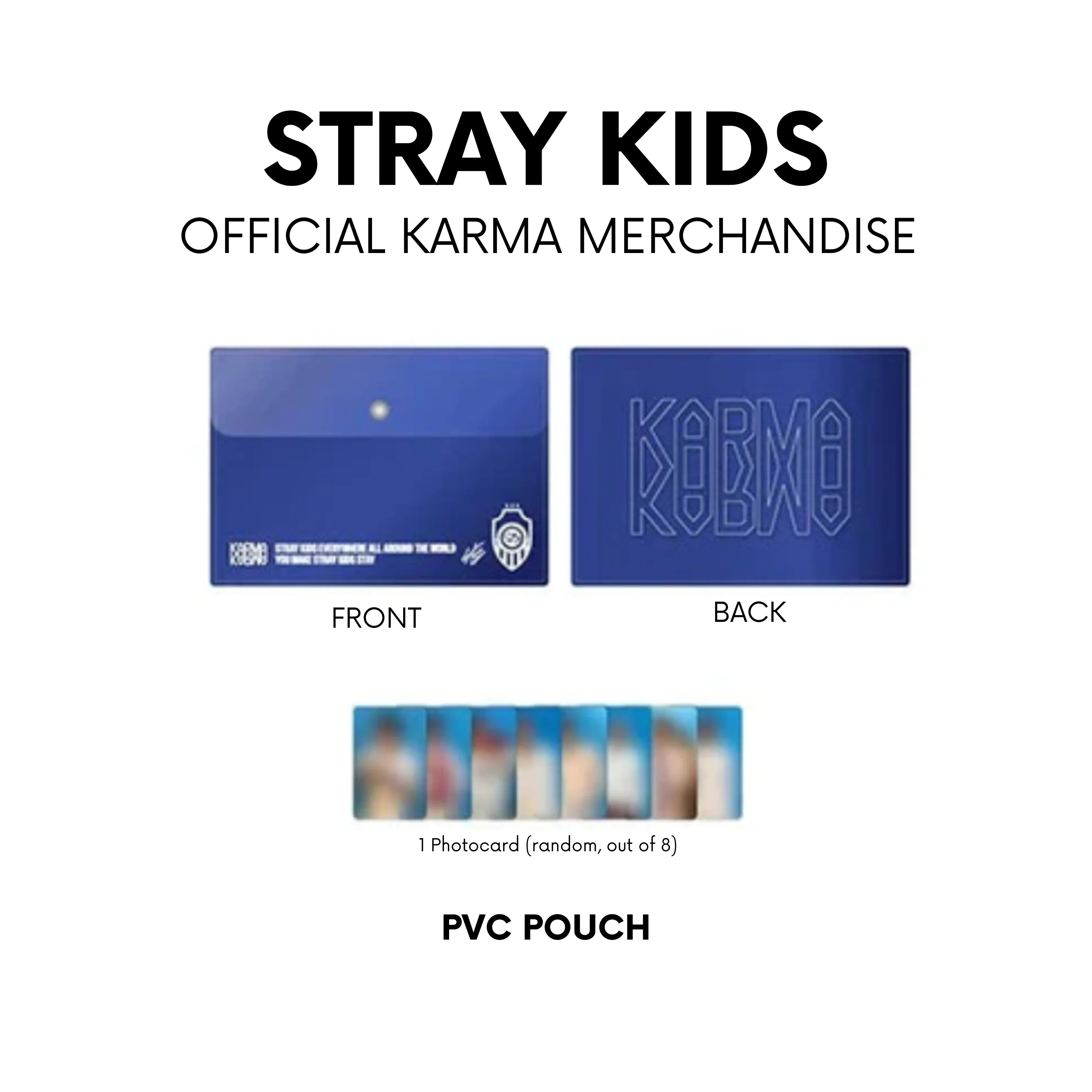 STRAY KIDS - KARMA POP-UP MERCH (OFFICIAL MD) PVC POUCH – J-Store Online