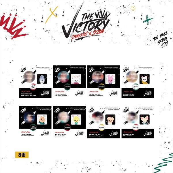 STRAY KIDS X SKZOO THE VICTORY - POP-UP STORE - SKZ X SKZOO PIN BUTTON ...